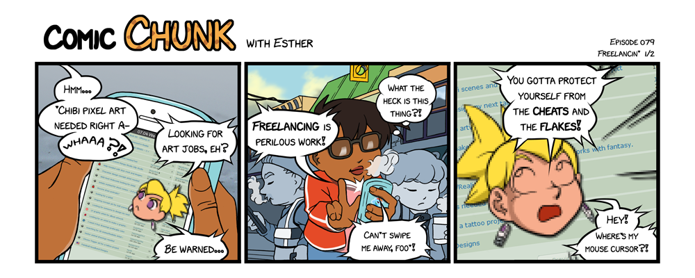 Comic Chunk #79: Freelancin’ 1/2 – Cloudscape Comics