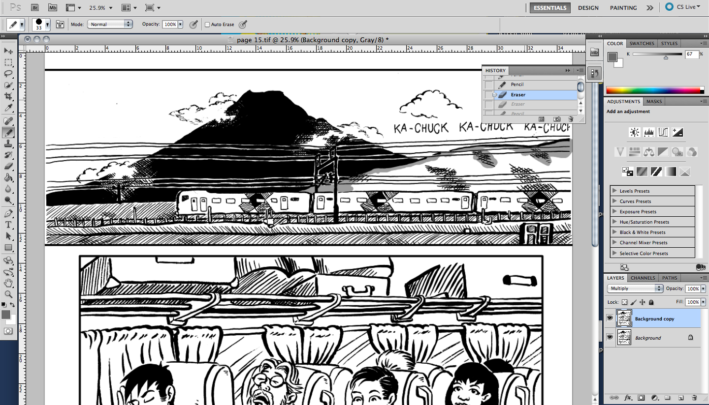 A Comic Page from Start to Finish – Cloudscape Comics