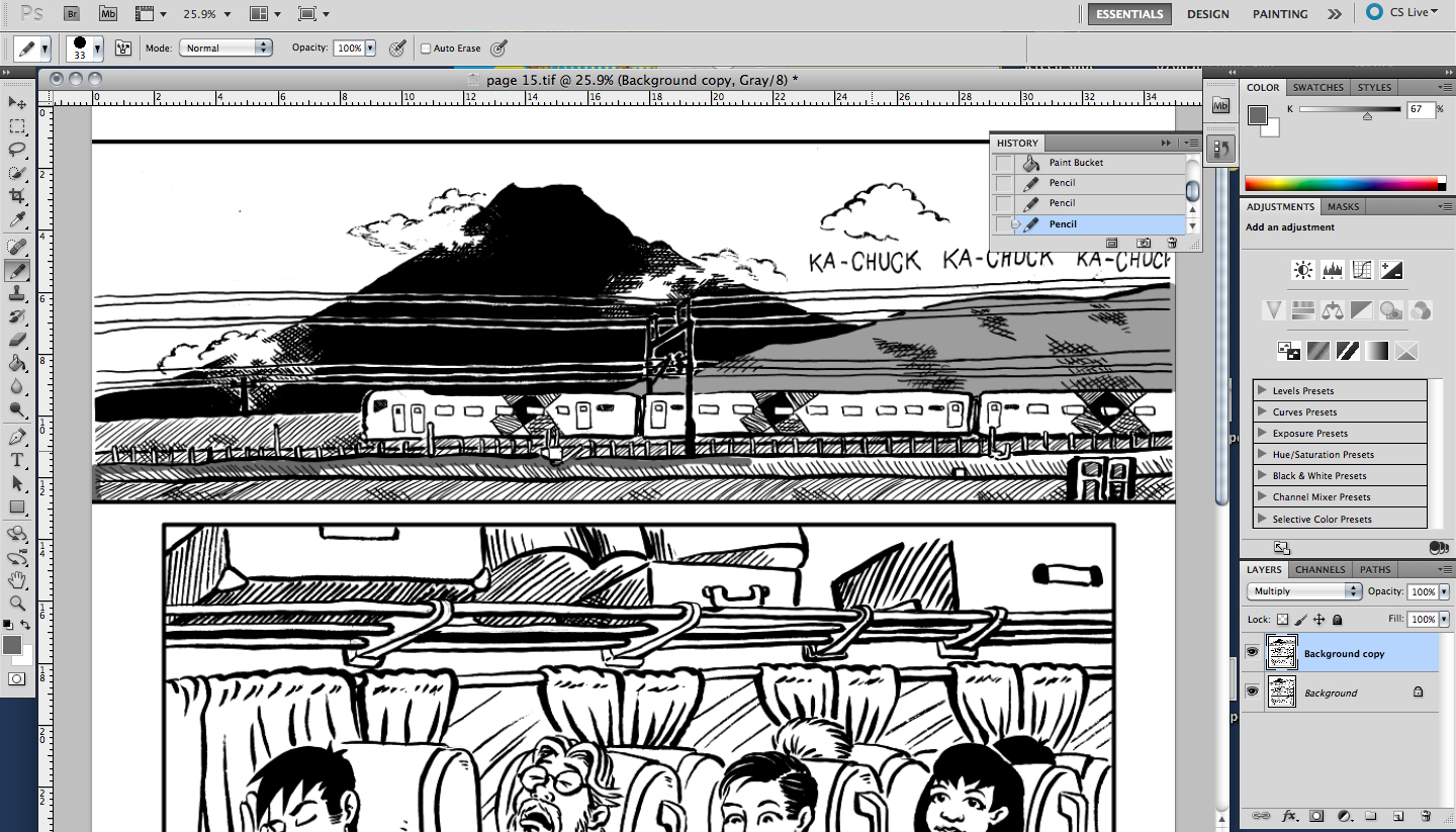 A Comic Page from Start to Finish – Cloudscape Comics