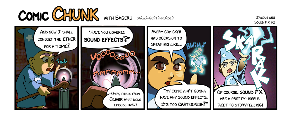 Comic Chunk #56: Sound FX 1/2 – Cloudscape Comics