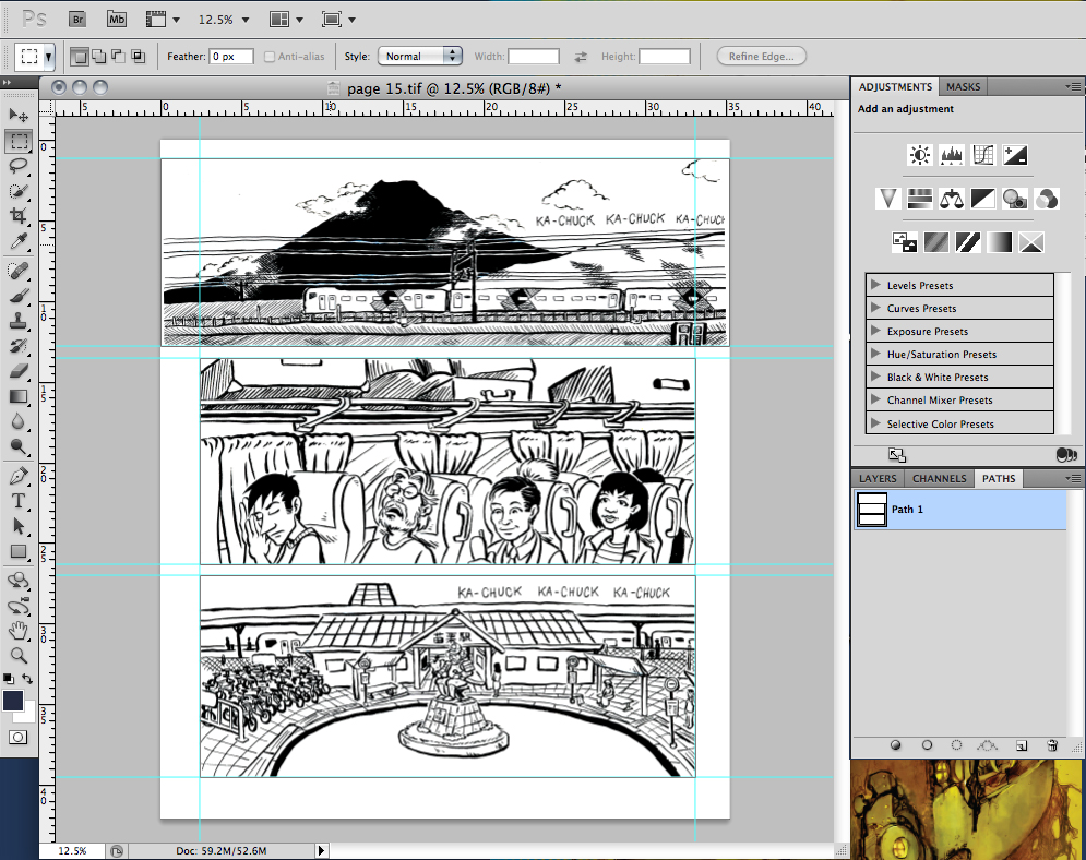 A Comic Page from Start to Finish – Cloudscape Comics