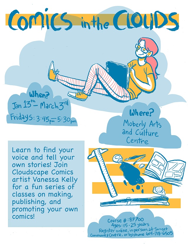 Cloudscape Comic Class in the New Year – Cloudscape Comics