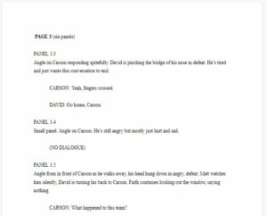 How To Format A Comic Script – Cloudscape Comics