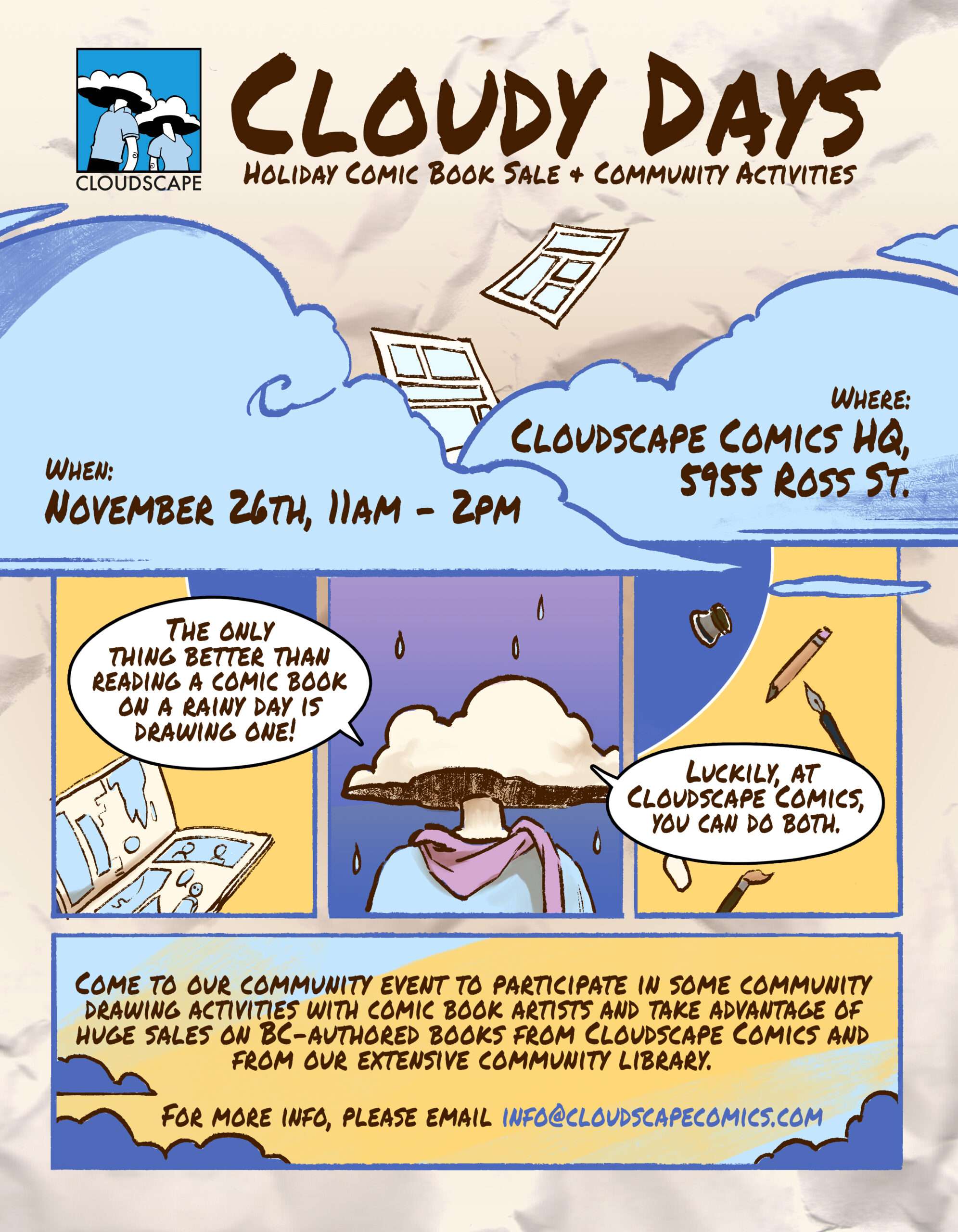 Cloudscape Comics – Your source for the BC comics community