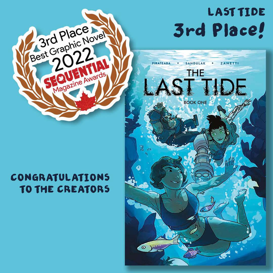 The Last Tide Third Place for Best Graphic Novel! – Cloudscape Comics